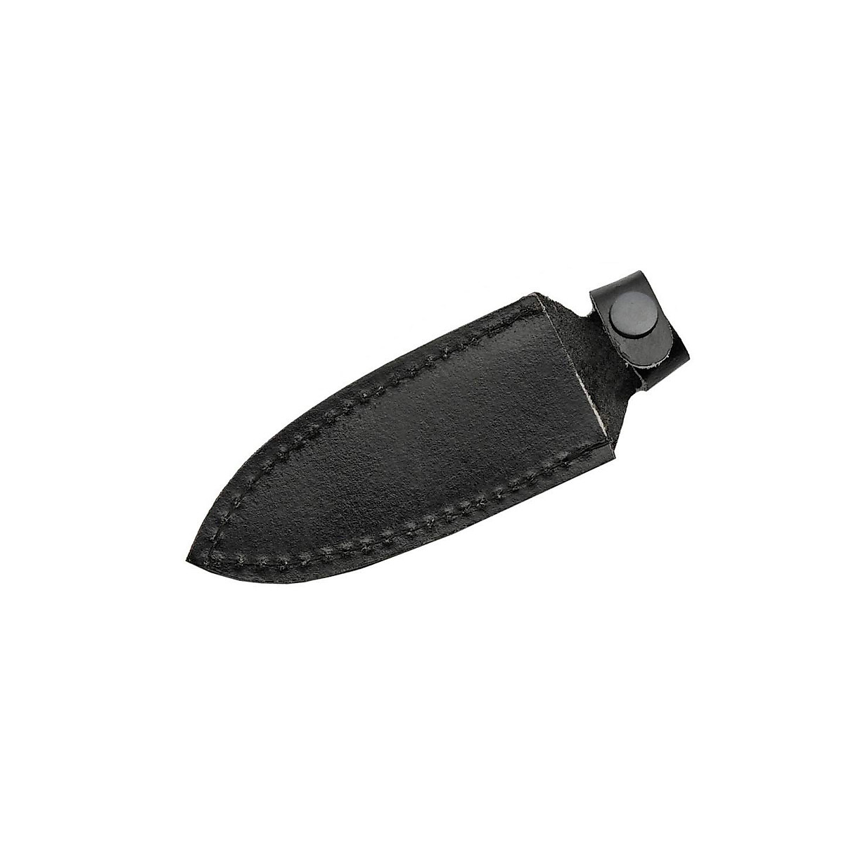 Sczo Supplies 7.5" Black Wood Handle Full-Tang Outdoor Spear-Point Hunting Knife (203403)