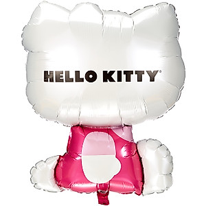 Anagram International Hello Kitty Shop Side Pose Party Balloon, 27", Multicolour
