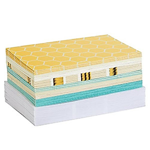 48 Pack Honey Bee Thank You Cards with Envelopes, All Occasion Assorted Blank Note Cards (6 Cute Designs, 4x6 In)