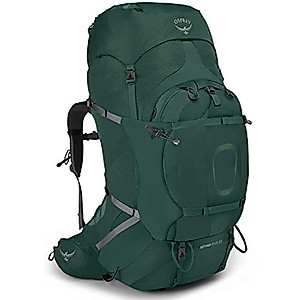 Osprey Aether Plus 100L Men's Backpacking Backpack, Axo Green, L/XL