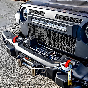 BESULEN Factory Bumper Tow Hook Covers, Car Front Bumpers Tow Hook Protector, Rubber Tow Hook Covers Protect from Scuffs and Scratches, Car Accessories Adds Cushioned Grip to Tow Strap (Blue)