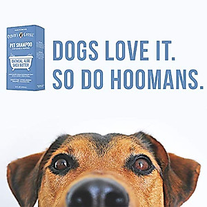 Dog Shampoo with Oatmeal and Aloe. Shea Butter for Smelly Dogs, Puppy Shampoo by Oliver's Choice 14 oz