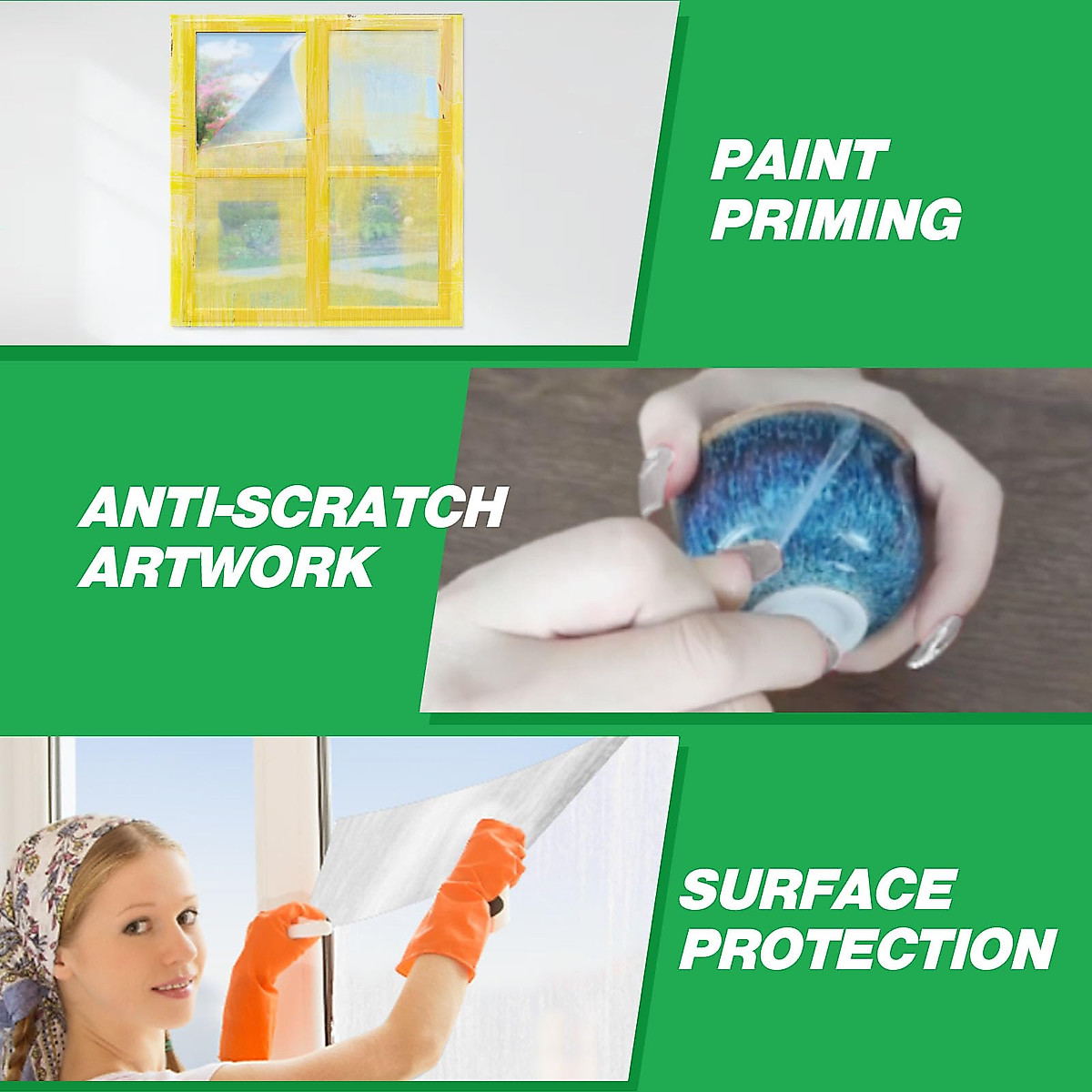 E-SDS Masking Liquid Tape, Transparent Peelable Coating, Used for Priming Window Painting, 1 Quart