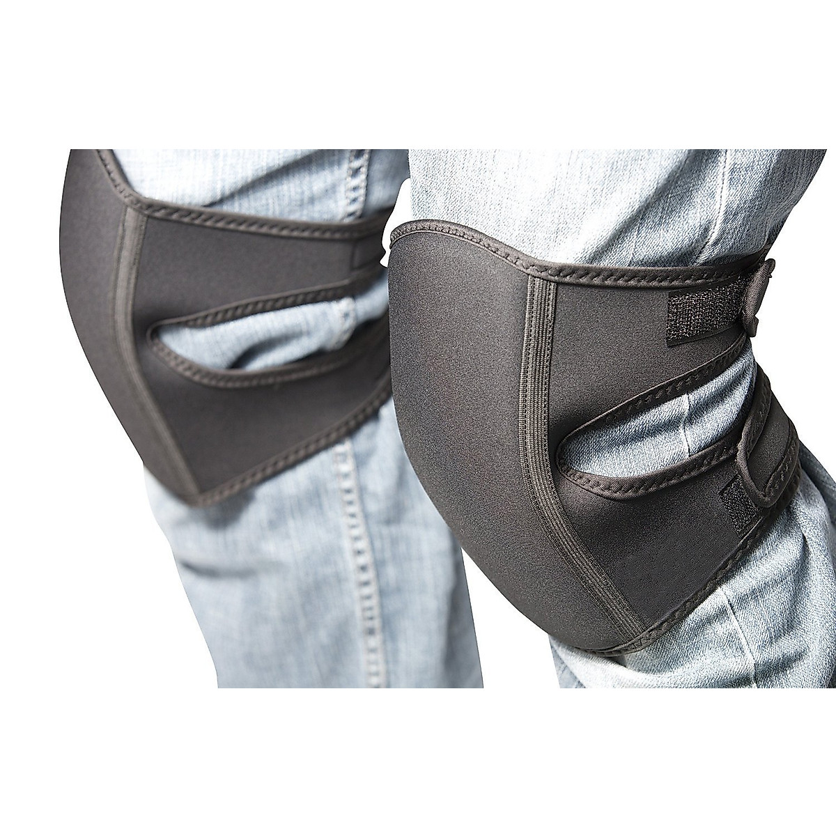 Wanty Knee Pads Gardening - Garden Knee Pads - Knee Protectors, New Neoprene Soft Ultra Comfort Knee Pads Knee Caps Knee Protector for Home Gardener Water-Resistant Construction (Black)