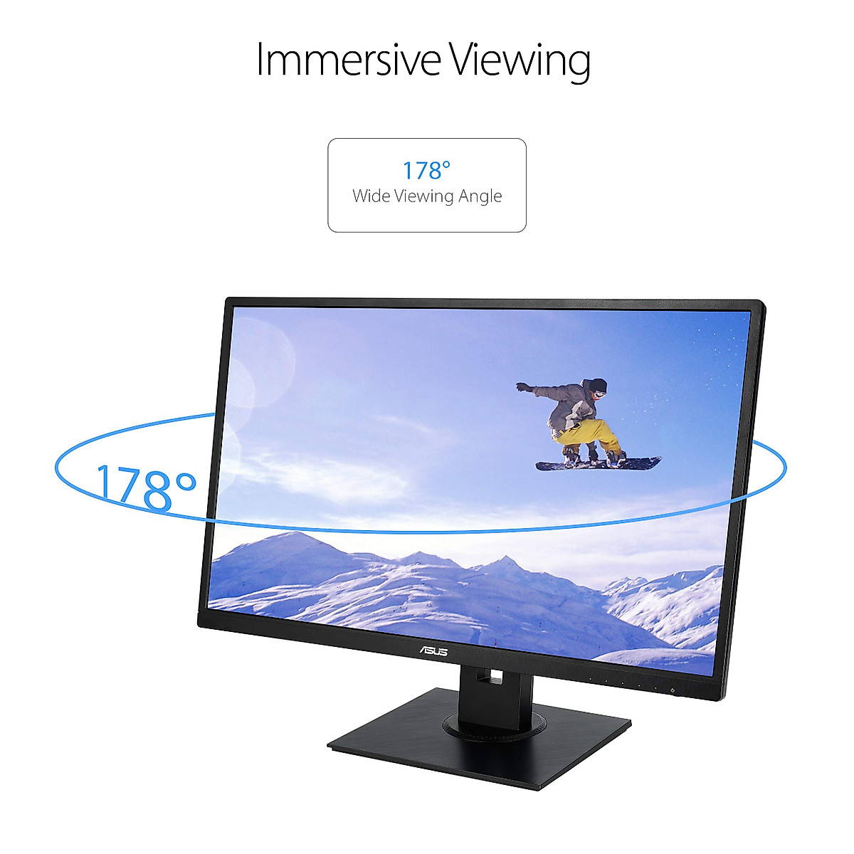 ASUS VA279HAEL 27” Full HD 1080P VA Eye Care Monitor with HDMI and VGA