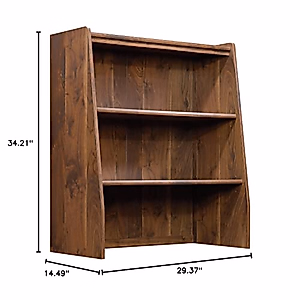 Sauder Clifford Place Library Hutch, Grand Walnut finish