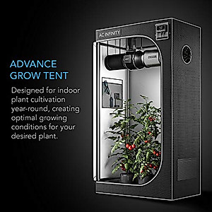 AC Infinity CLOUDLAB 894 Advance Grow Tent, 96”x48”x80” Thickest 1 in. Poles, Highest Density 2000D Diamond Mylar Canvas, 8x4 for Hydroponics Indoor Growing