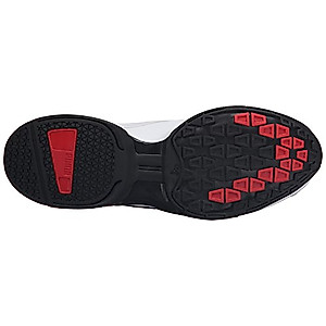 PUMA Men's TAZON 6 FM Cross Training Sneaker, Puma White-Puma Black-Puma Silver, 12