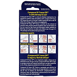 Compound W Wart Remover, Freeze Off Kit, 8 ct (Packaging May Vary)