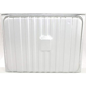 Evan Fischer Fuel Tank Set of 2 Compatible With 1973-1978 Ford F-100 and 1973-1978 F-250 Silver Steel