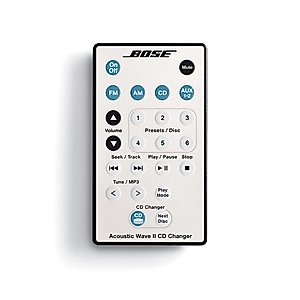 Bose® Acoustic Wave® Music System II with 5-CD Changer Remote - White