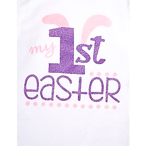 My First Easter Baby Girl Outfit Baby Girl Easter Outfit Infant Baby Girl Clothes 3-6 Months Infant Easter Outfit Easter Dress Baby Girl Sets…