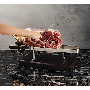 Berkel Elegance 10-inch Prosciutto Knife, Red/Premium Quality/Kitchen Knife/Elegant Cutlery for Home/Stainless Steel Blade/Made in Italy