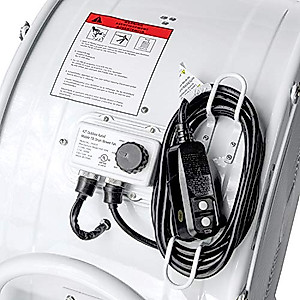 Global Industrial Outdoor Rated 42" Mobile Tilt Drum Blower Fan, 15000 CFM, 1/2 HP