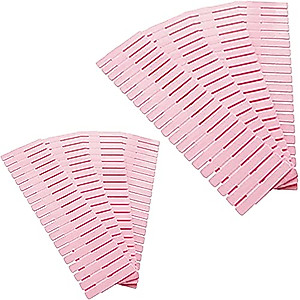 ZZ Lighting 8 Pcs Plastic DIY Grid Drawer Divider Finishing Shelves for Home Tidy Closet Makeup Socks Underwear Kitchenware Pink