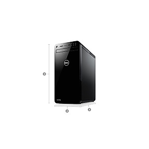Dell XPS 8930 Desktop Computer Intel Core i7 8GB RAM 1TB HDD Black - 8th Gen i7-8700 Hexa-core - 4.60 GHz processor speed - Tower Form Factor - Intel UHD Graphics 630 - Waves MaxxAudio Pro - Windows 1