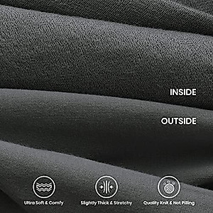 CRZ YOGA Men's Cargo Joggers Pants - 29" Cotton Lightweight Casual Lounge Athletic Workout Sweatpants with Pockets Anthracite X-Large