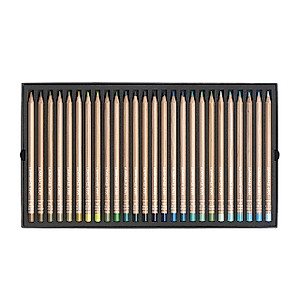 Caran d'Ache Luminance 6901 Box of 100 Individual Coloured, Artists, Colour Coded Pencils & 1 Full & 1 Pencil Blender