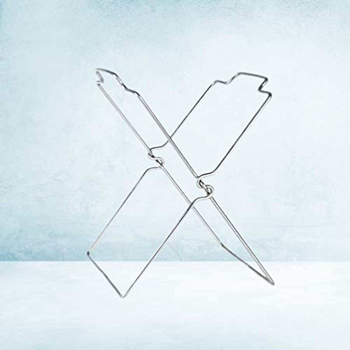 Cabilock Metal Stand Dish Cloth Holder Stainless Steel Garbage Bag Shelf Countertop Folding Trash Bag Bracket Dishcloth Towel Holder Organizer Rack Folding Bracket Metal Brackets