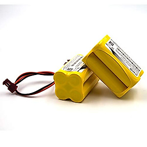 elxjar (5-Pack) 4.8V 1000mAh Ni-CD Battery Pack Replacement for Sure-Lites SL026155 SL-026155 SL-026-155 Max Power Exit Sign Emergency Light