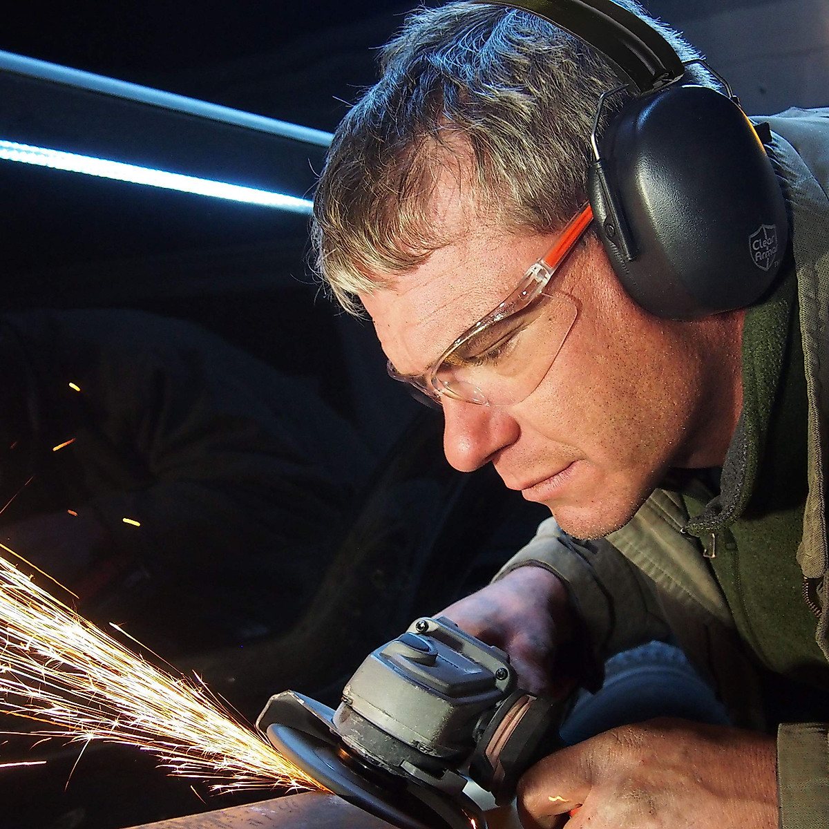 ClearArmor 2 Pack - Safety Shooting Ear Muffs Hearing Ear Protection - 31.5 dB SNR Noise Reduction - Comfortable Earmuffs that Work for Hunting, Gun Range, Mowing