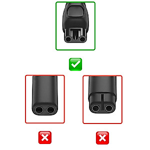 POWSEED 15V AC Power Adapter Shaver Charger for Philips Norelco Bodygroom 3100 5100 7100 Multigroom Pro Trimmer QG3300 QG3200 Arcitec Spectr SmartTouch-XL Speed-XL Precision Cool Skin Razor