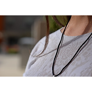 Silk Satin Necklace Cord | 24 Inch | Black Hypoallergnic Rope | Jewelry Gift for Any Age