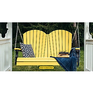 LuxCraft 4' Adirondack Swing - Available in 22 Colors