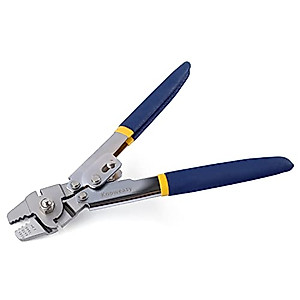 Knoweasy Wire Rope Crimping Tool - Swager and Crimper for Fishing Lines and Aluminum Crimping Loop Sleeves up to 2.2mm, Ideal Wire Rope Crimpr for Cable Crimping and Swaging Projects