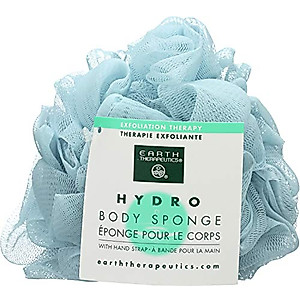 Earth Therapeutics Hydro Body Sponge With Hand Strap Blue