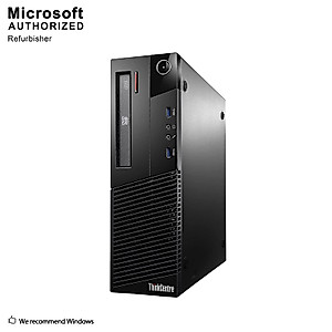 Lenovo ThinkCentre M83 Small Form Business High Performance Desktop Computer PC (Intel Core I5-4570 3.2G,8G RAM DDR3,240GB SSD,DVD-ROM,WIFI, Windows 10 Professional)(Renewed)