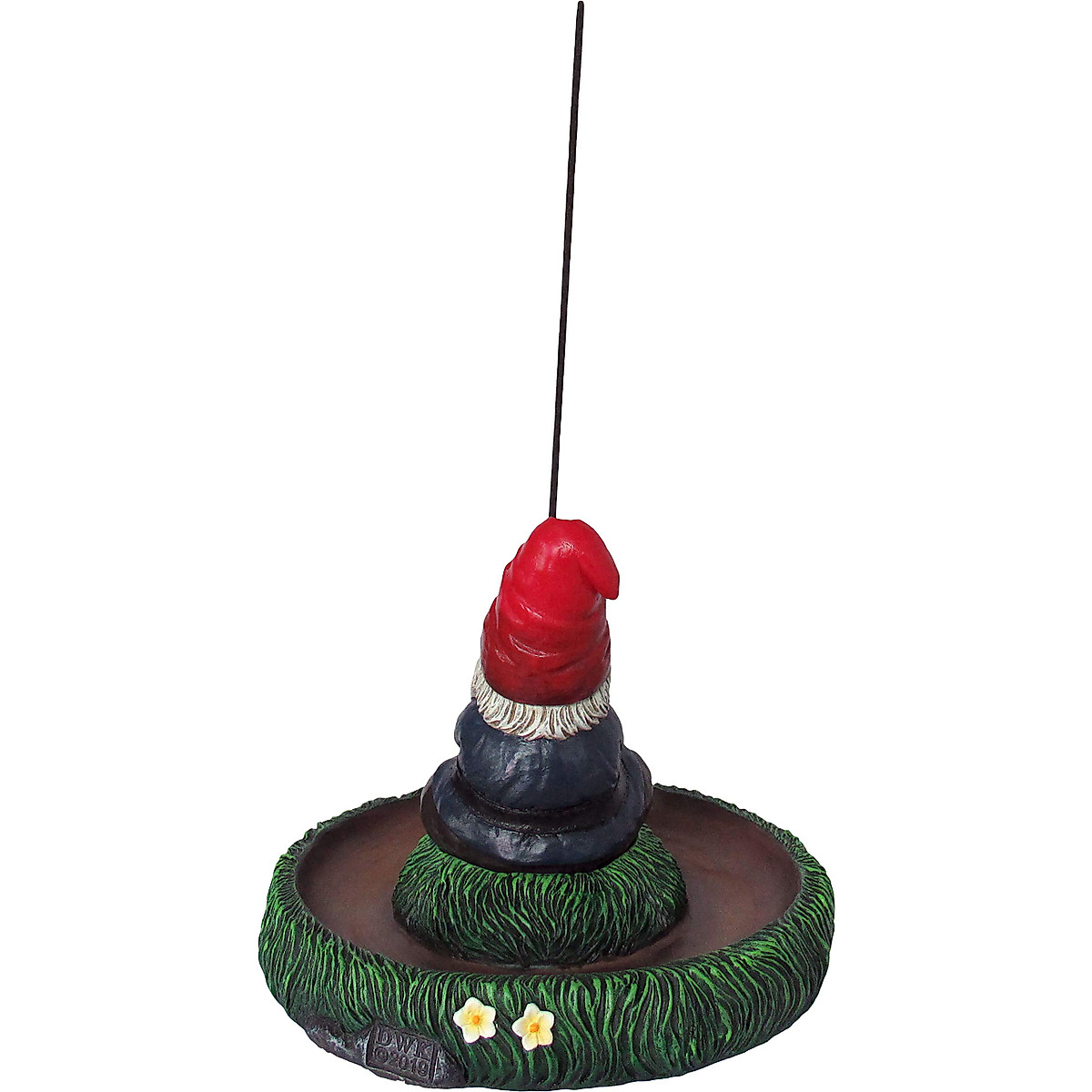World of Wonders Ol' Smokey Gnaughty Gnomes Series Garden Gnome Incense Holder | Meditation Gifts for Your Home Office | Home Fragrance Products and Aroma Therapy - 7.5"