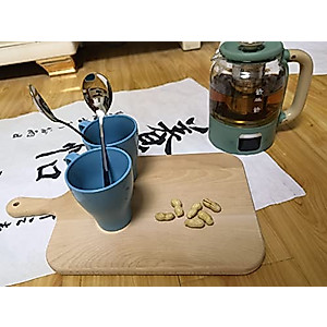 Wood Cutting Board With Handle,Large Wooden Chopping Board for Kitchen,Charcuterie Boards Meat Cheese Pastry Fruit Bread Board,Serving Board Butcher Block,tabla de picar cocina16X9''