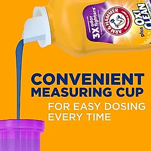 Arm & Hammer Plus OxiClean Odor Blasters Fresh Botanical, 77 Loads Liquid Laundry Detergent, 100.5 Fl oz