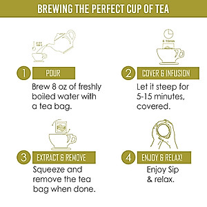 Earth BOTANIC Organic English Breakfast Black Tea Bags Chinese Keemun & Indian Assam Blend - Eco-Conscious Tea Bags in Kraft Bag - 100 Tea Bags