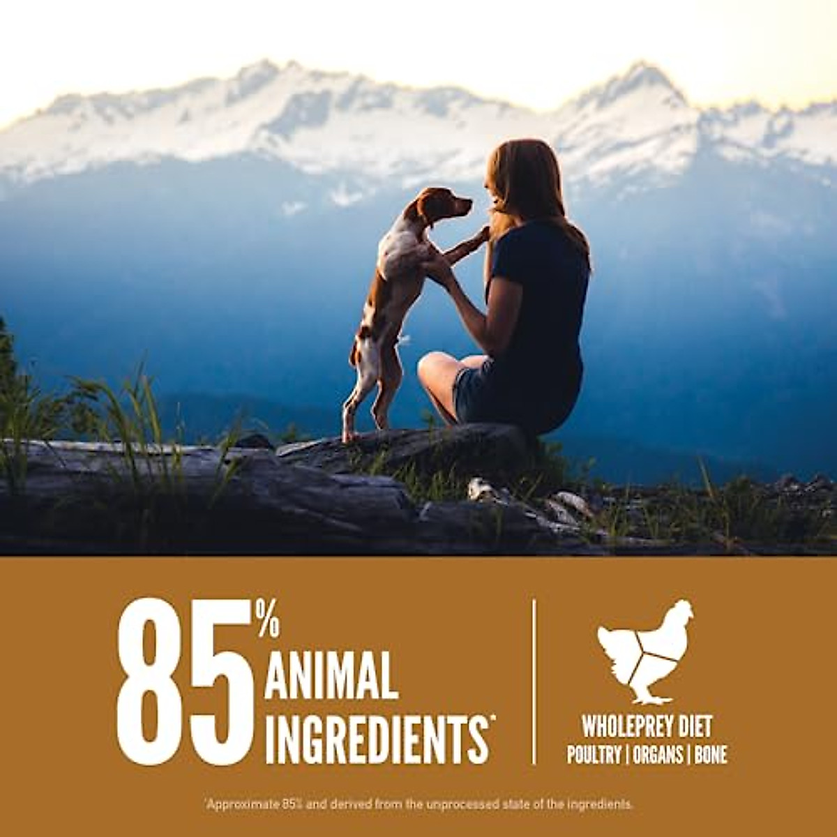 ORIJEN Puppy Dry Dog Food, Grain Free Dry Dog Food for Puppies, Fresh or Raw Ingredients, 4.5lb