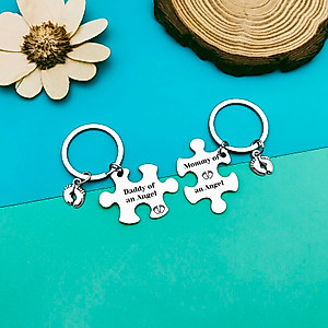 Loss Memorial Keychain Loss of Baby Memorial Gifts Sympathy Gift for Infant Loss Pregnancy Miscarriage Loss Memorial Gift for Parent In Memory of Infant Child Loss Remembrance Gift Miscarriage Jewelry