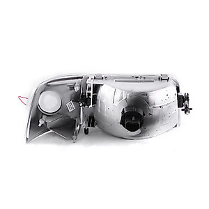 Anzo USA 111119 Ford Ranger Clear With Amber Corners Headlight Assembly - (Sold in Pairs)