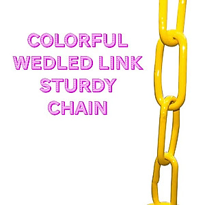 Mandarin Bird Toys 3010 Medium Yellow Chime Pipe Ringer by M&M - Durable Brightly Colored Powder Coated Bird Safe Ringing Cage Bell with Heavy Quick Link Connector, Classic Hanging Aviary Bell, Noisy