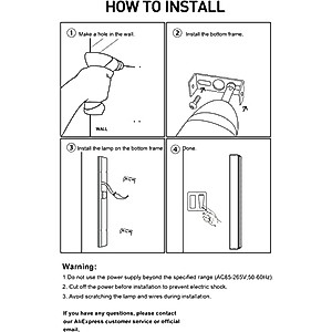 Long Outdoor/Indoor Strip Modern LED Wall Lighting Fixture Lamps, Waterproof IP65,UL MW Driver,Elegant Frosted White Acrylic, Black Aluminum Body (Warm, 48inch)