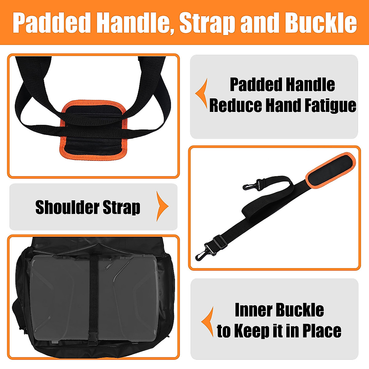 Amerbro Coleman Stove Carry Case - 2 Burner Stove Case - 24.5 x 6.8 x 17.7in