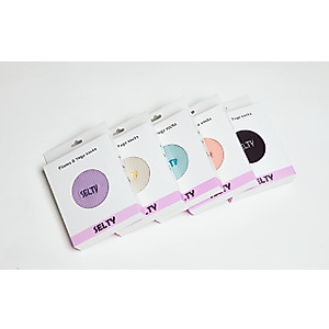 SELTY Non Slip Crew Socks for Women - Pilates, Yoga, Barre Socks with Grips (Purple)