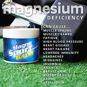 MagneSport Topical Magnesium Balm for Athletic Recovery - 4oz Jar