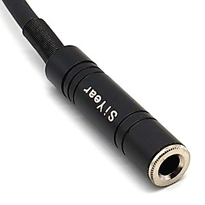SiYear 1/4" Stereo to Dual 1/4" Mono Insert Cable, 6.35mm (Quarter inch Female TRS to Dual 1/4 Inch Male Y Splitter Breakout Cable Patch Cord (50CM)