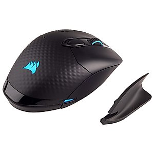 CORSAIR Dark Core SE - RGB Wireless Gaming Mouse - 16,000 DPI Optical Sensor - Comfortable & Ergonomic - Qi Charging (Renewed)