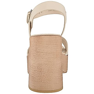 Dolce Vita Women's Wallis Heeled Sandal, Ivory Leather, 10