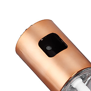 Oil Sprayer for Cooking, Glass Olive Oil Sprayer Mister, Olive Oil Spritzer, Prevenrt Slipping Olive Oil Spray Bottle for Kitchen, Air Fryer, Salad, Baking, Grilling, Rose Gold