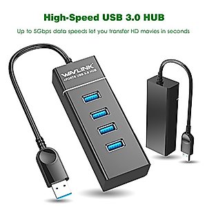 10Gbps USB C Hub, WAVLINK USB C Multiport Adapter, Data Speed Up to 10GBPs, 4k 60hz HDMI Port, 100W Power Delivery, USB C Hub HDMI for MacBook Pro/Air iMac iPad Pro Dell Chromebook and More