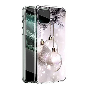 Pnakqil Christmas Case Compatible with Samsung Galaxy A51 (4G) /M40S 6.5" Xmas Transparent Shockproof Ultra-thin Silicone Protective Cover with Cute Design Compatible with Samsung A51 4G, Christmas 05