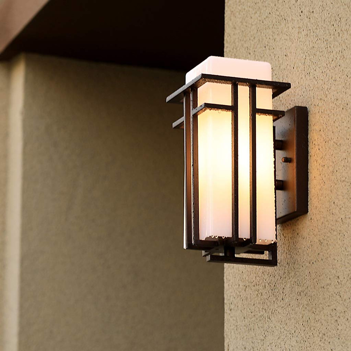 Outdoor Wall lamp Home Garden lamp - Waterproof Design, Environmental Protection and Energy Saving, Modern Minimalist Outdoor Lighting Balcony Aisle Wall lamp E27 Screw (excluding Light Source)
